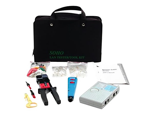 StarTech.com Professional RJ45 Network Installer Tool Kit with Carrying ...