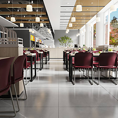Flash Furniture HERCULES Full Back Contoured Stacking Chair With Sled ...