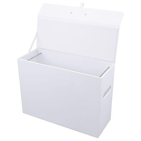 Realspace File Storage Box Letter Size 14 x 10 14 x 5 12 White - Office ...
