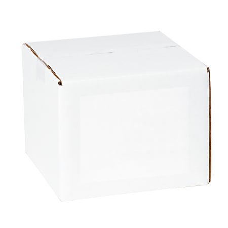 Tape Logic® Block-Out Labels, DL1385W, Rectangle, 8" x 10", White, Roll ...