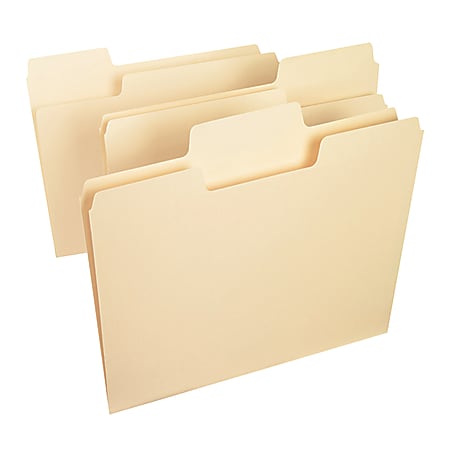 Smead SuperTab File Folders Letter Size 13 Cut Manila Pack Of 24 - ODP ...