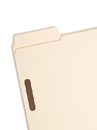 Smead SuperTab Manila Fastener Folders Letter Size Box Of 50 - Office Depot