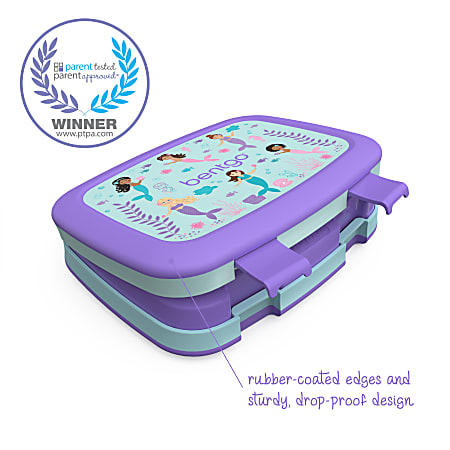 Bentgo Kids Prints 5 Compartment Lunch Box 2 H x 6 12 W x 8 12 D ...
