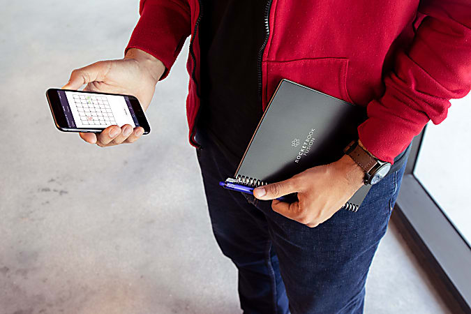 Rocketbook Fusion Smart Reusable Executive Size Notebook 6 x 8 45 7 ...