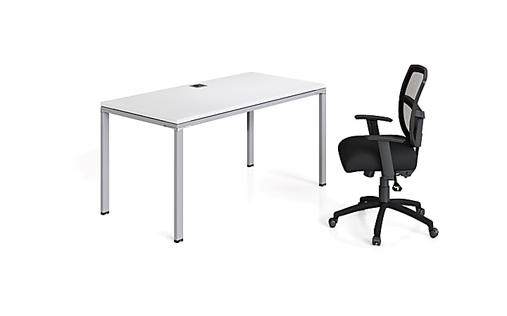 Boss Office Products Simple System Workstation 60 x 24 White - Office Depot