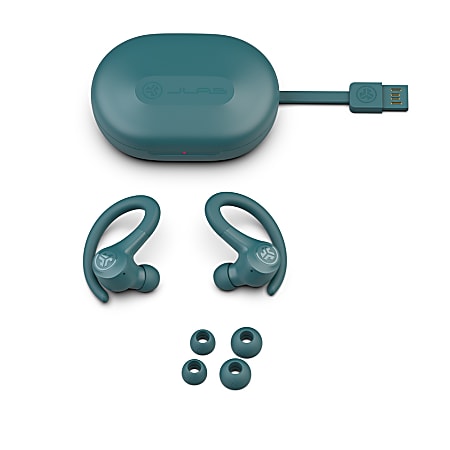 JLab Audio GO Air Sport True Wireless Bluetooth Earbuds Teal - Office Depot
