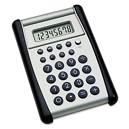 SKILCRAFT Flip Up Calculator BlackSilver AbilityOne 7420 01 484 4559 ...
