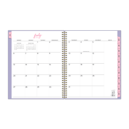 2025 2026 Blue Sky Travel Write Draw Lima FlowersSolid Lavender ...