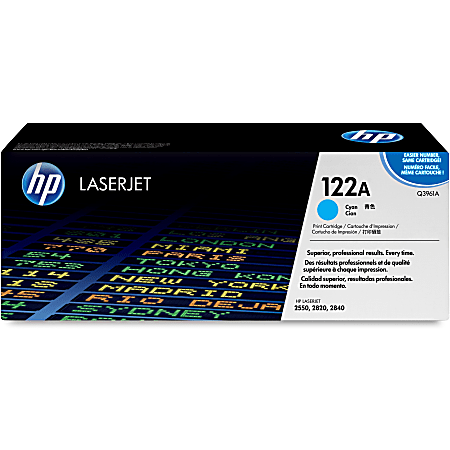 HP 122A Cyan Toner Cartridge Q3961A - Office Depot