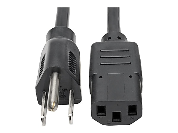 Eaton Tripp Lite Series Desktop Computer AC Power Cable NEMA 5 15P to ... Eaton Tripp Lite Series Desktop Computer AC Power Cable NEMA 5 15P to ...