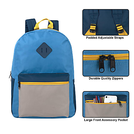 Trailmaker Multicolor Backpacks Assorted Colors BlueGray BlackRed ...