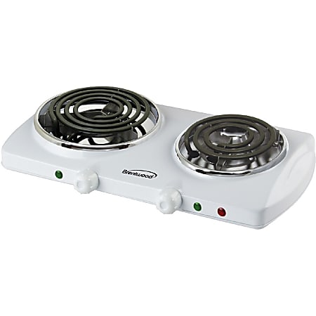 Brentwood TS 368 Burner 2 x Burner GrateCast Iron - Office Depot