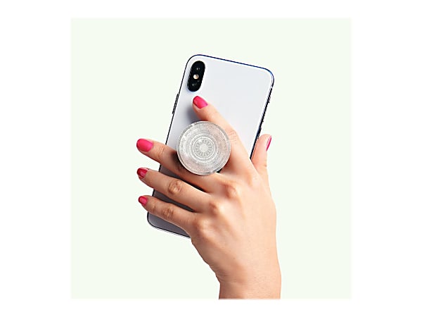 PopSocket PopGrip Smartphone Mirror Silver - Office Depot