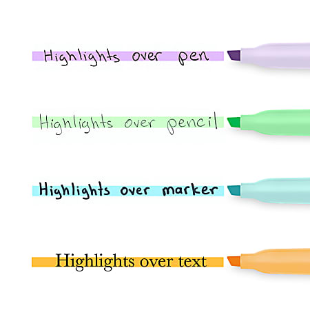 Sharpie Accent Pocket Highlighters Chisel Tip Assorted Barrels Assorted ...