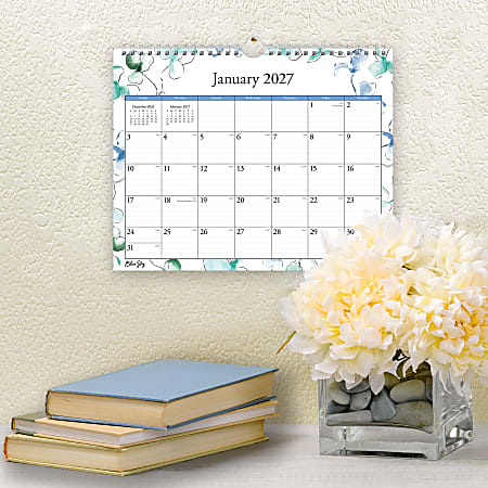 2027 Blue Sky Lindley Monthly Wall Calendar 11x8.75 0percent Lindley ...