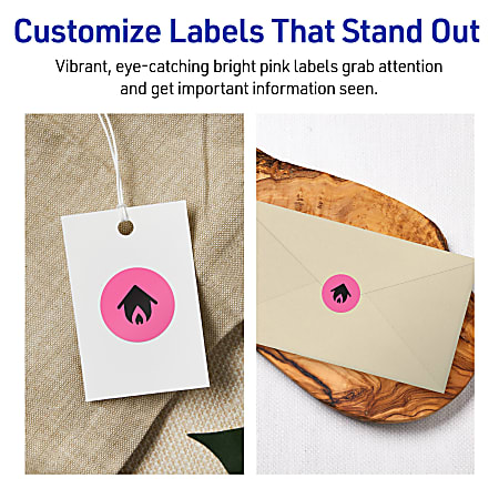 Avery Print To The Edge Labels With Sure Feed Technology And Easy Peel ...