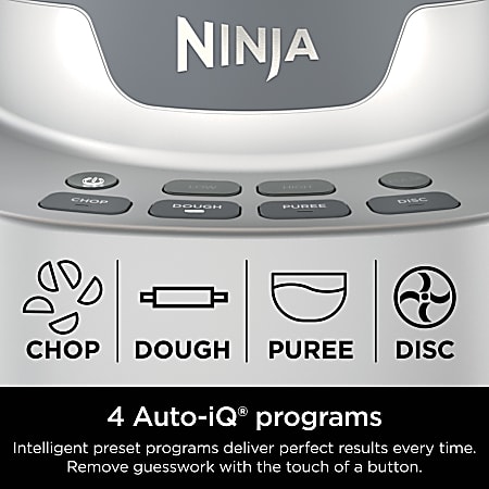 Ninja Professional XL 12 Cup 5 Speed Food Processor Platinum Silver ...