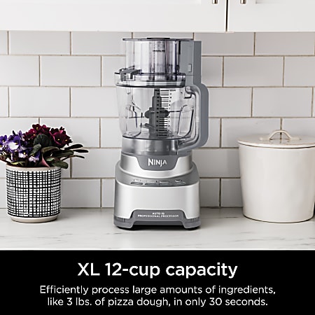 Ninja Professional XL 12 Cup 5 Speed Food Processor Platinum Silver ...