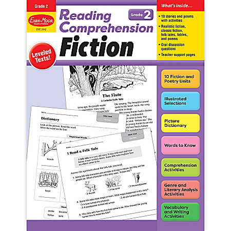 Evan Moor Educational Publishers Reading Comprehension Fiction Grade 2 ...