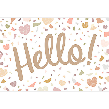 Teacher Created Resources Postcards 4 x 6 Terrazzo Tones Hello 30 ...