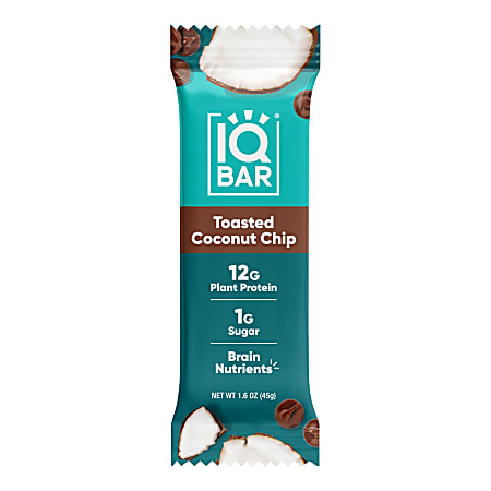 IQ BAR Toasted Coconut Bars 24 1.6 oz - Office Depot