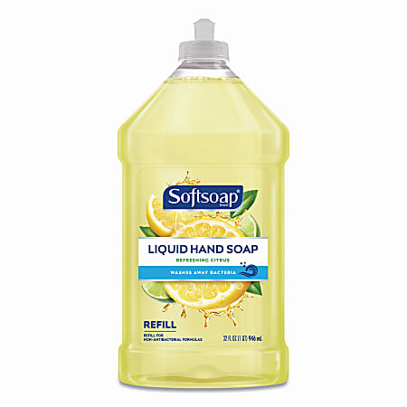 Softsoap Liquid Hand Soap Refills Fresh Citrus Scent 32 Oz Bottle Pack ...
