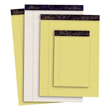 Ampad Gold Fibre Legal Ruled Perforated Pads Perforated PadsLegal50 ...