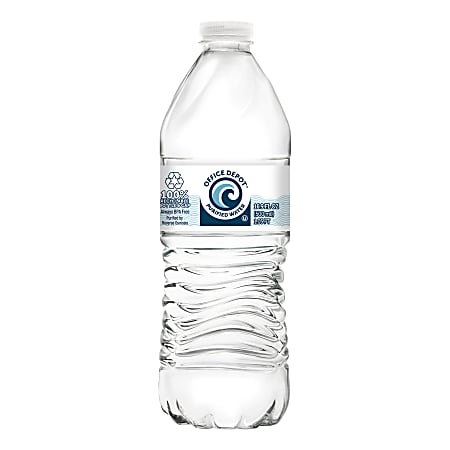 Office Depot Brand Purified Water 16.9 Oz Case Of 24 Bottles - Office Depot