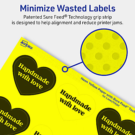 Avery Print To The Edge Labels With Sure Feed Technology 94603 NYP20 ...
