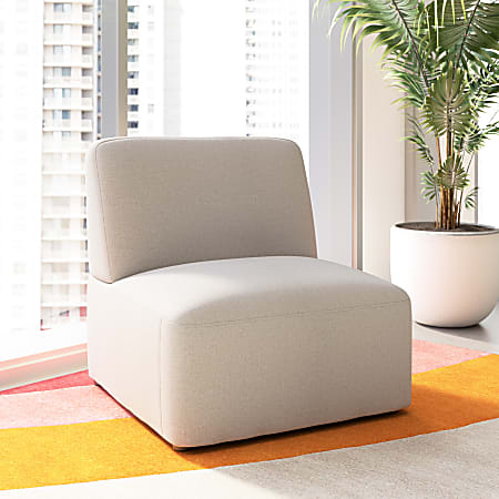 Bush Business Furniture Assemble Modular Armless Lounge Chair Oat ...