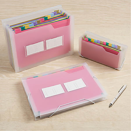 Office Depot Brand 13 Pocket Stand Up Expanding File Check Size ...