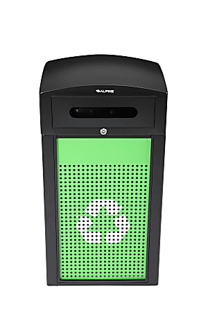 Alpine Industries Steel IndoorOutdoor Trash Can 40 Gallons Green 3Pack ...