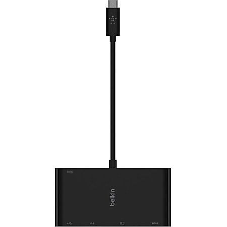 Belkin USB C Multiport Adapter USB C to HDMI USB A 3.0 VGA up to 100W ...