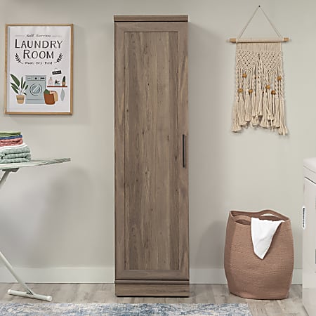 Sauder® HomePlus 19"W Single Door Pantry, Salt Oak®