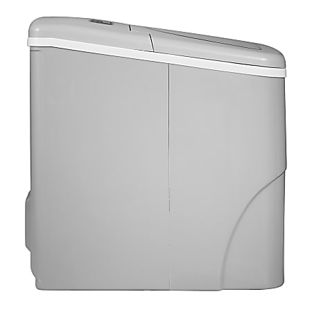 Frigidaire Compact Ice Maker Silver - Office Depot