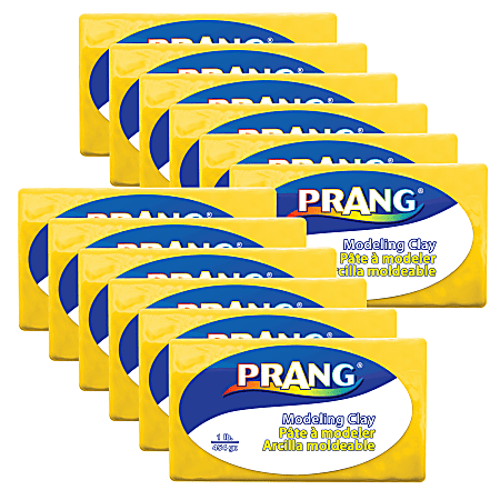 Prang Modeling Clay Packs 1 Lb Yellow Set Of 12 Packs - ODP Business ...
