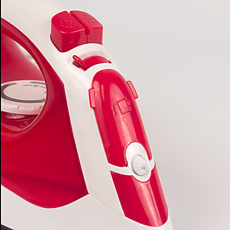 Commercial Care 1200W Steam Iron 9 1116 x 4 1116 Red - Office Depot