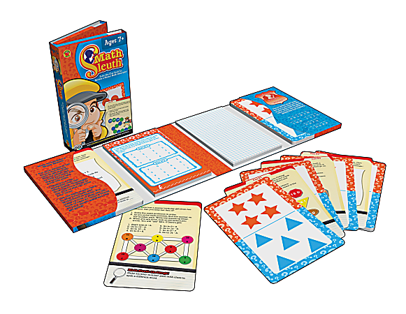 Brighter Child Math Sleuth Card Game Grades 2 To 5 - Office Depot
