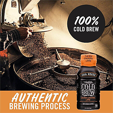 Java House Bottle Authentic Cold Brew Salted Caramel Latte Cold Brewed ...