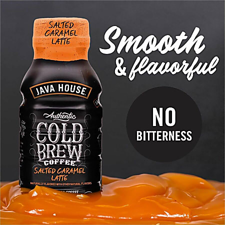 Java House Bottle Authentic Cold Brew Salted Caramel Latte Cold Brewed ...