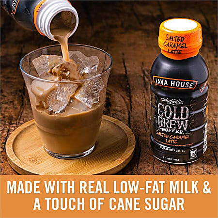 Java House Bottle Authentic Cold Brew Salted Caramel Latte Cold Brewed ...