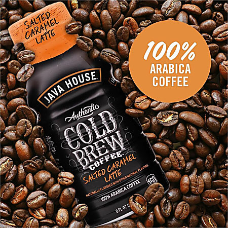 Java House Bottle Authentic Cold Brew Salted Caramel Latte Cold Brewed ...