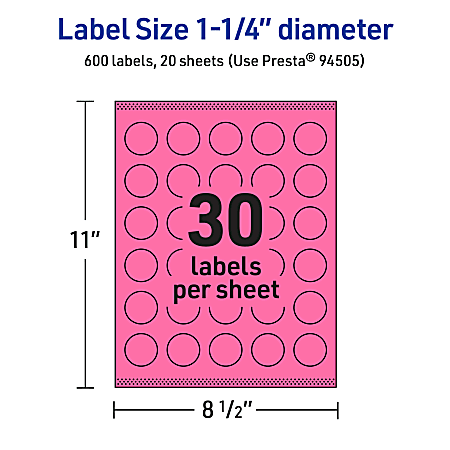 Avery Print To The Edge Labels With Sure Feed Technology And Easy Peel ...