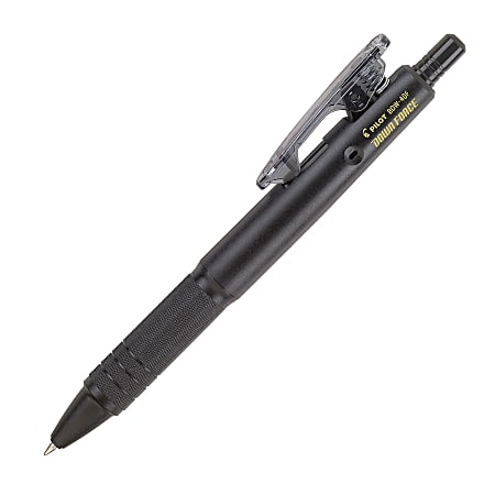 Pilot Downforce Pressurized Ink Pen Fine Point 0.7 mm Black Barrel ...