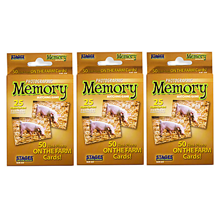 Stages Learning Materials Photographic Memory Matching Games On The ...