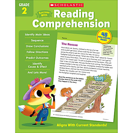 Scholastic Teacher Resources Grade Success Workbooks 2nd Grade Set Of 4 ...