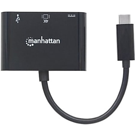 Manhattan USB C DockHub Ports x3 HDMI USB A and USB C 5 Gbps USB 3.2 ...