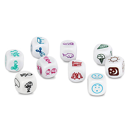 Junior Learning Roll A Story Dice Game Grades K 6 - Office Depot
