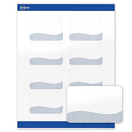 Avery Printable Labels With Sure Feed Technology S00 ETZ Rectangle 2 x ...