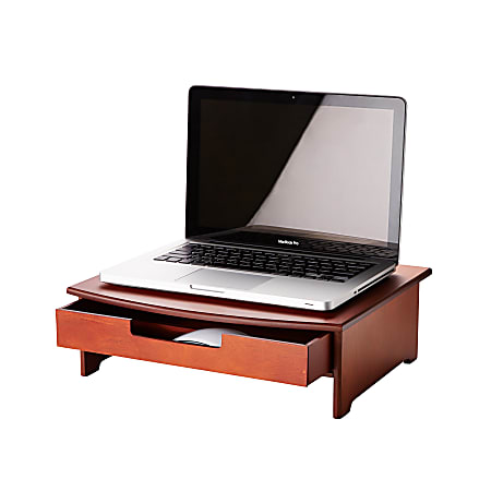 Rolodex Wood Tones Monitor Stand Mahogany - Office Depot